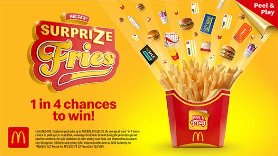 Mcdonalds instant win store